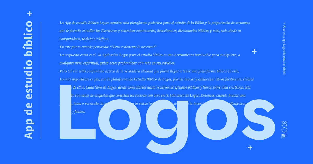 LA VOZ LOGOS – El Blog de Software Bíblico Logos